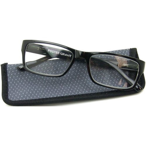 Foster Grant Men's Dan Reading Glasses, Black - Walmart.com - Walmart.com Foster Grant Men's Dan Reading Glasses, Black - Walmart.com - Walmart.com