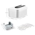 Hesroicy Heatable Leak-proof Bento Box 304 Stainless Steel Camping ...