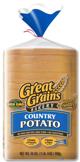 Great Grains, Country Potato Bread, 24 Oz. - Walmart.com