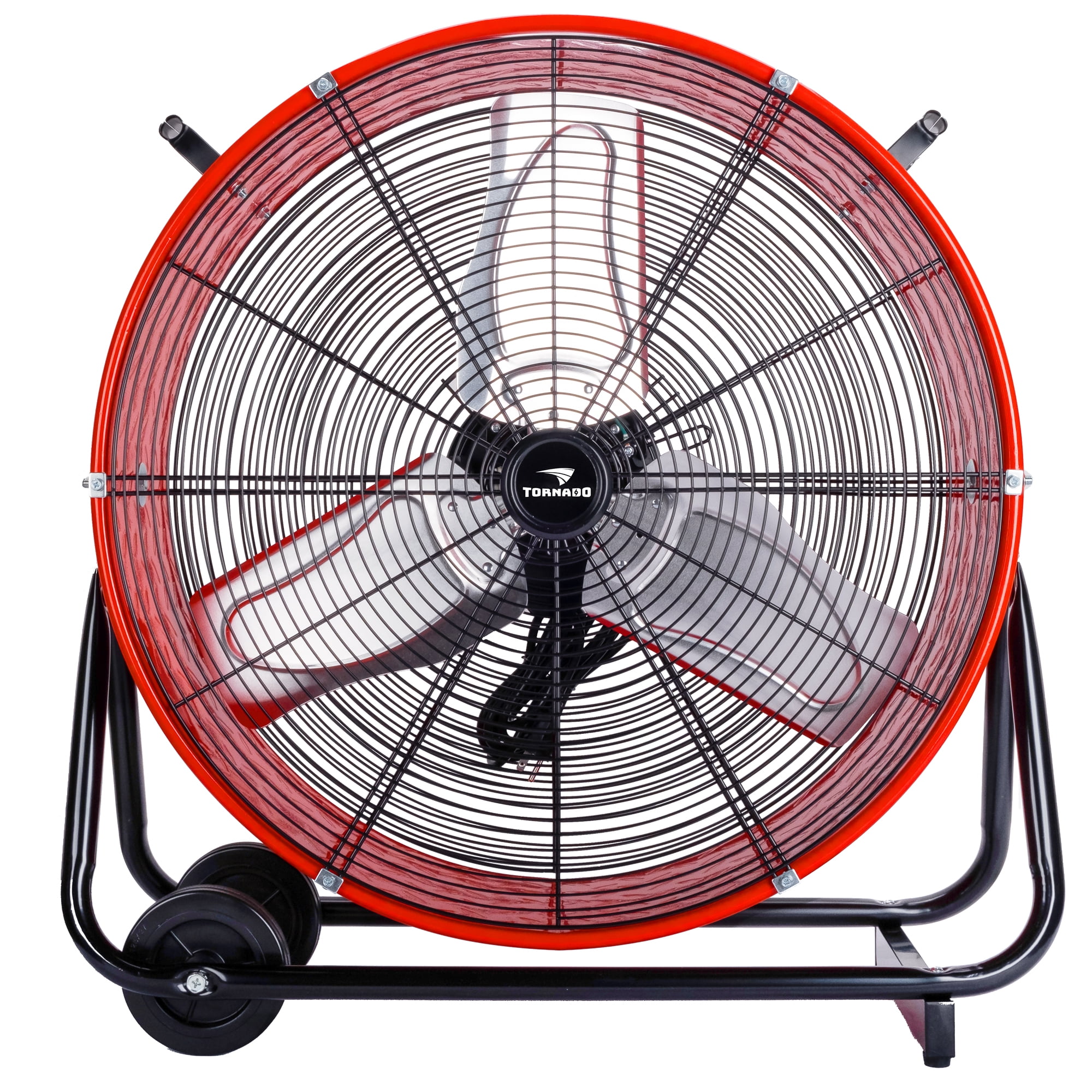 Tornado 24 Inch High Velocity Heavy Duty Tilt Metal Drum Fan Wide ...