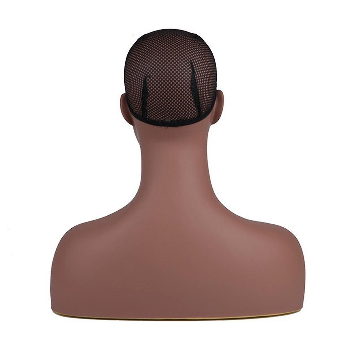 Cabeza de maniquí de peluca realista Cabeza de maniquí femenino con ...