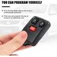 2 Packs 3 Button Replacement Keyless Entry Remote Key Fob ible with ...
