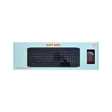 onn. Wireless Keyboard & Mouse Combo, 104 Keys, Optical, USB Nano ...