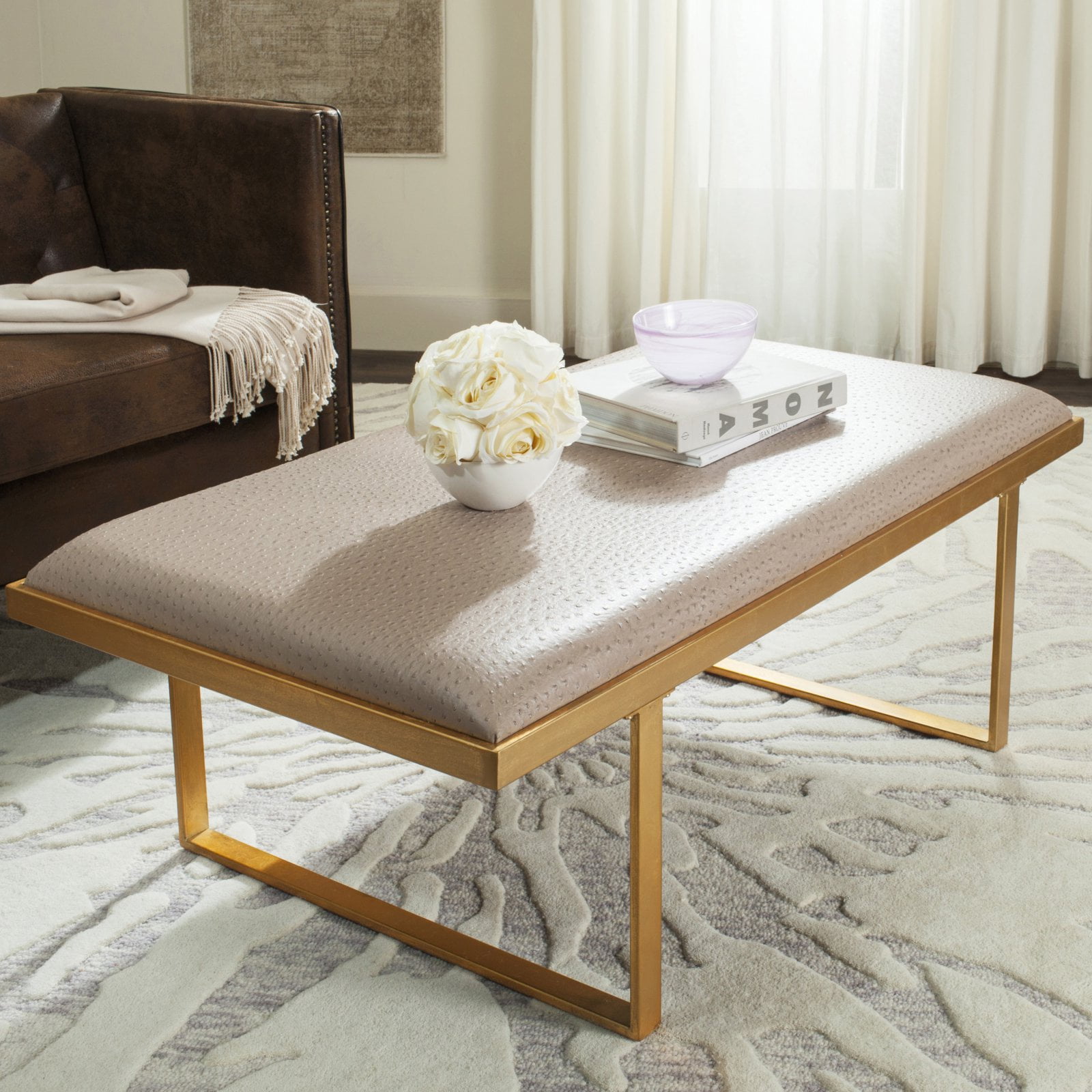 Safavieh Millie Loft Bench/Coffee Table - Walmart.com