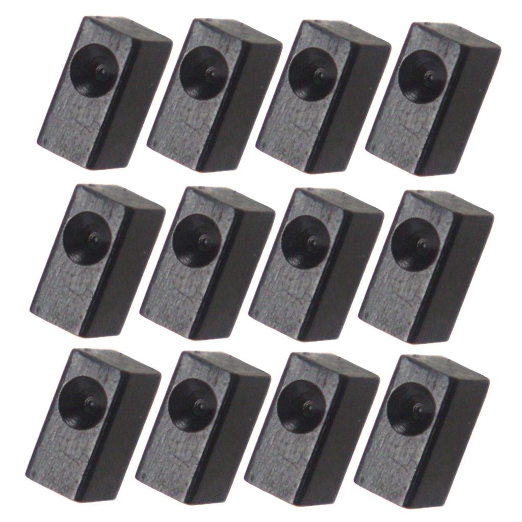 2x 6 Pieces Electric Guitar Tremolo Bridge Saddle Insert Lock String ...