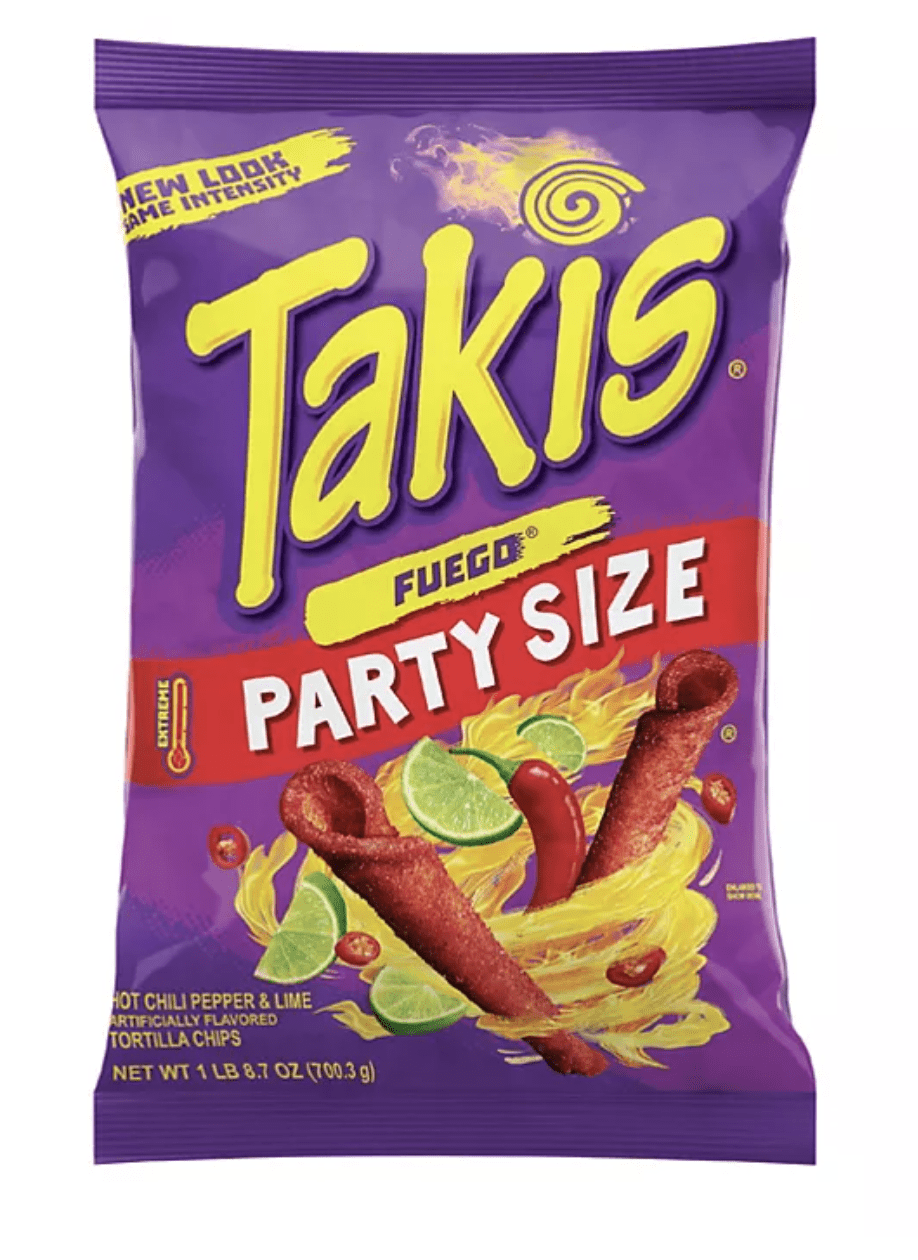 Takis Fuego of hot chili pepper and lime party size 1b (24.7oz ...