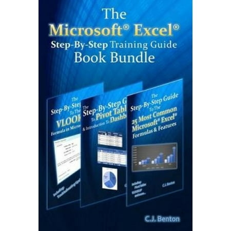 The Microsoft Excel Step-By-Step Training Guide Book Bundle (The Microsoft Excel Step-By-Step ...