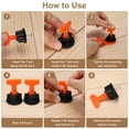 Uxcell Tile Leveling System Kit,2332 Pcs Tile Leveling System Clips ...