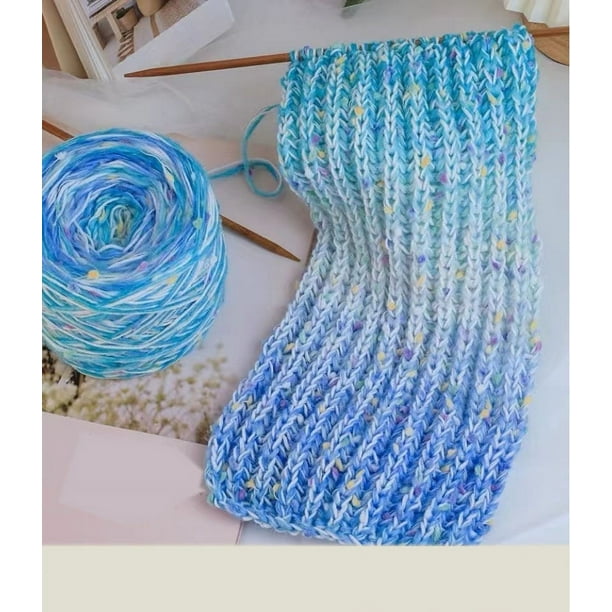 Zhuge Hilo de lana acrílica de felpa suave para tejer a crochet ...