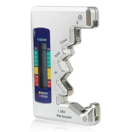 Universal Battery Tester Digital Battery Checker Battery Capacity Level ...