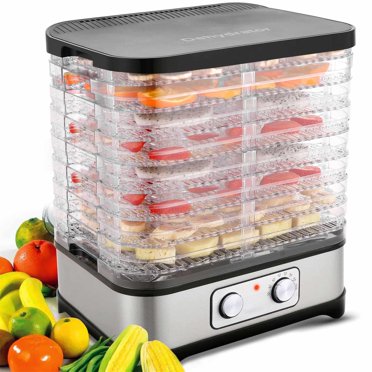 TNTANTS Food Dehydrator Machine, 6 Stackable BPA-Free Trays, with ...