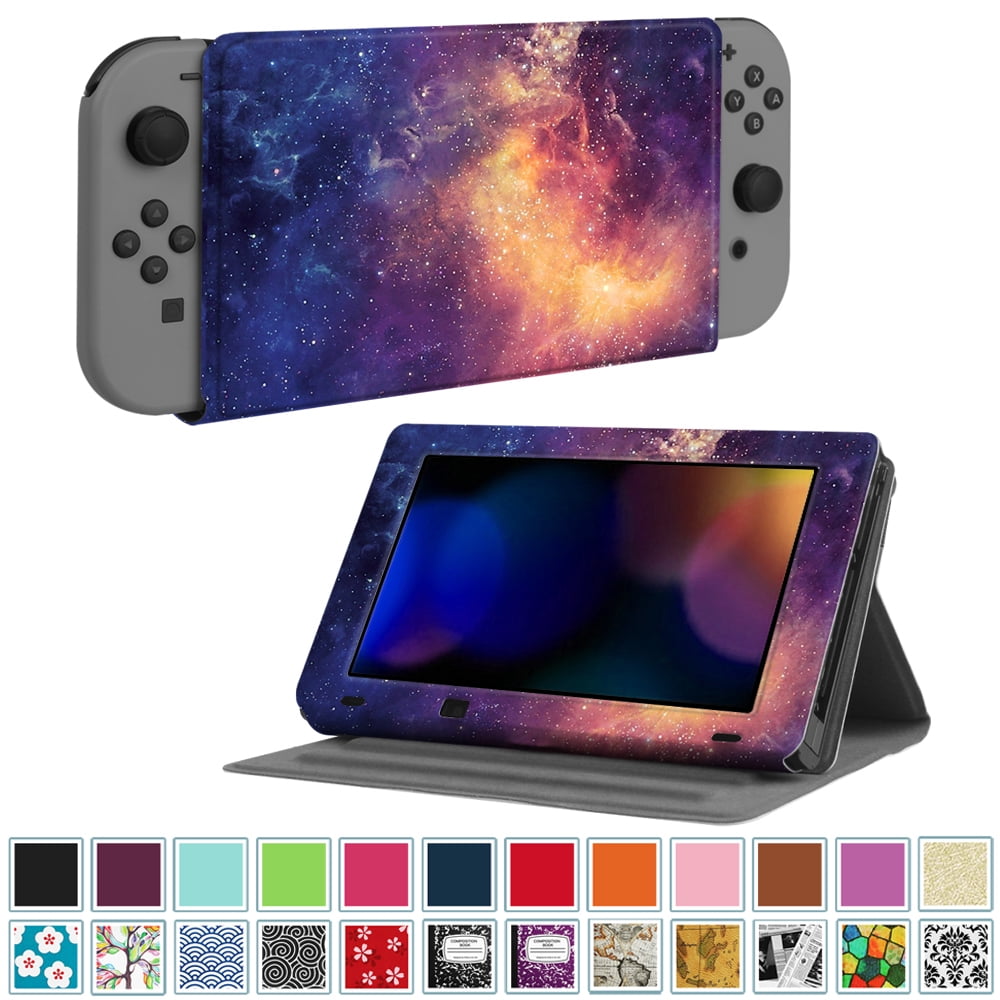 Fintie Nintendo Switch Case - Multi-Angle Viewing Slim Vegan Leather ...