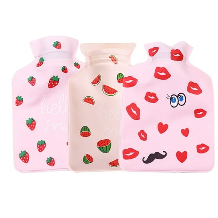 3pcs mini hot water bottle bag/hand warmer, lightweight, small, hot and ...