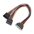 Cable Matters (3 Pack) 15 Pin SATA Power Y-Splitter Cable 8 Inches ...