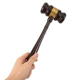 WHAMVOX Wooden Gavel and Block Set Crafted for Toy Use Light Brown ...