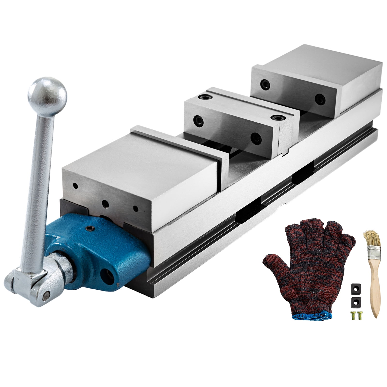 VEVOR 4 inch CNC Double Vise Milling Drilling Machine 8.11 inch Max Jaw ...