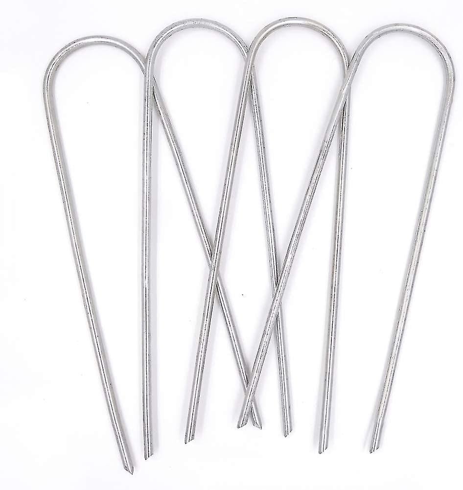 Estacas de trampolín, anclas en forma de U, estacas de viento largas de ...