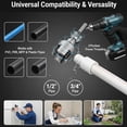 4 in 1 Water Pipe Wrench, Dual-Function Internal & External Pipe ...