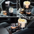 2 in 1 Multifunctional Car Cup Holder Expander with Adjustable Base ...