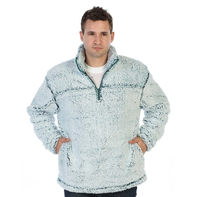 Gioberti Men and Women Super Soft Sherpa 1/4 Zip Pullover Sweater ...