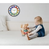 Colorful Teaching Wall Clock,Kids Learning Time,Black - Walmart.com