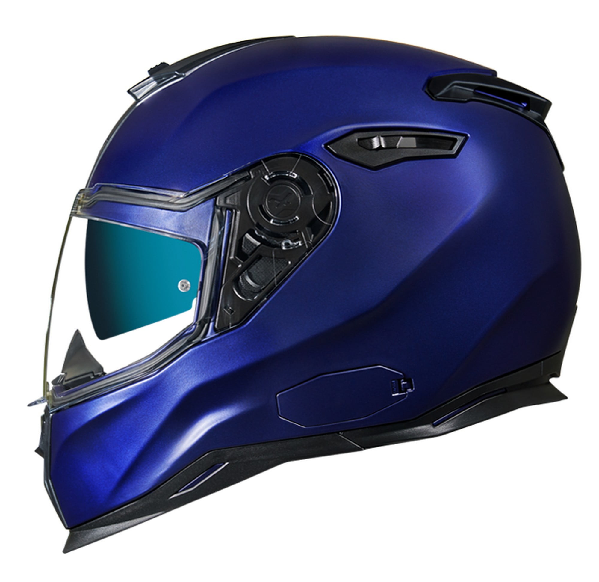 Nexx SX.100 Core Motorcycle Helmet Indigo Blue SM - Walmart.com