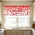 cpengpj 2D Printed Short Kitchen Curtains, Washable Fade Resistant, for ...