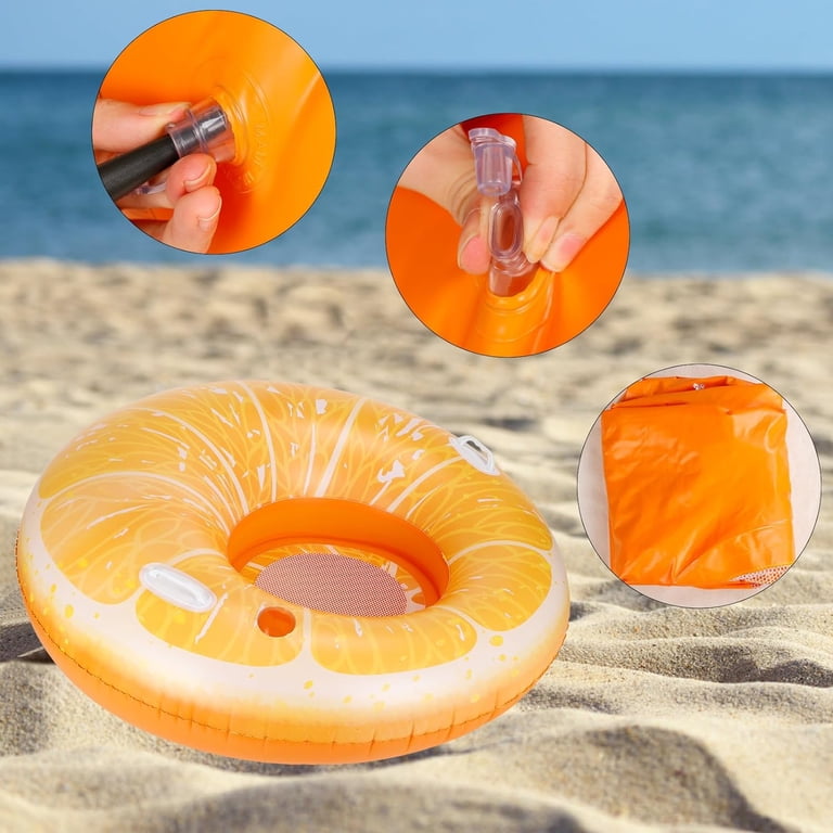 Water Tube 47-Inch Inflatable Swimming Pool Inner Tube - Yellow ...