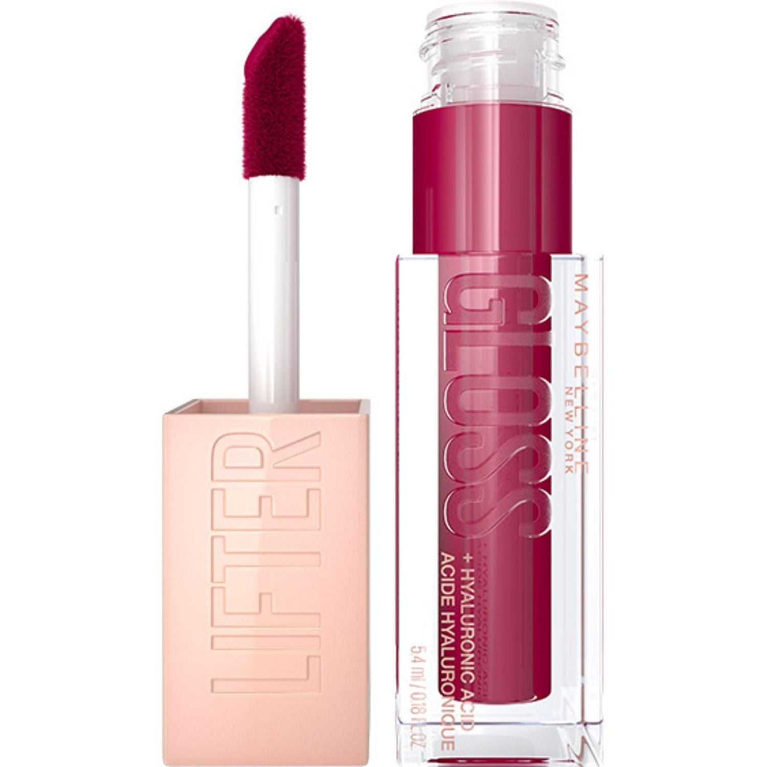 Maybelline New York Lifter Gloss, Amber, Lip gloss with hyaluronic acid ...
