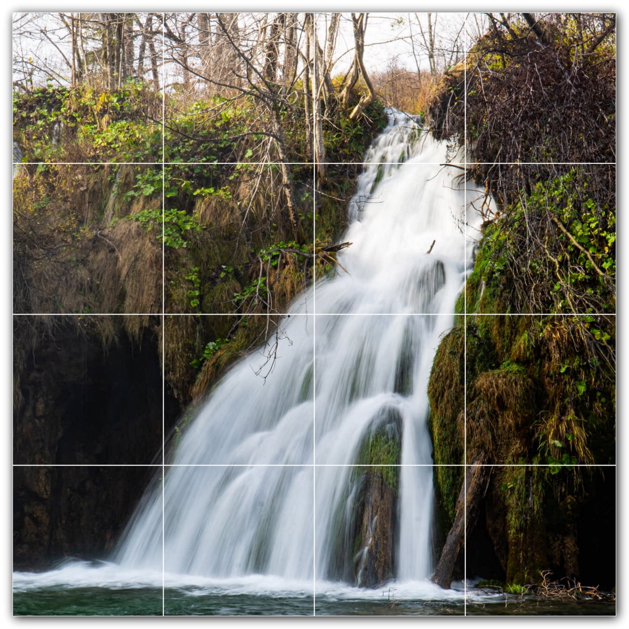 Picture-Tiles.com: Waterfalls Ceramic Tile Wall Mural WAL501093-44XL ...