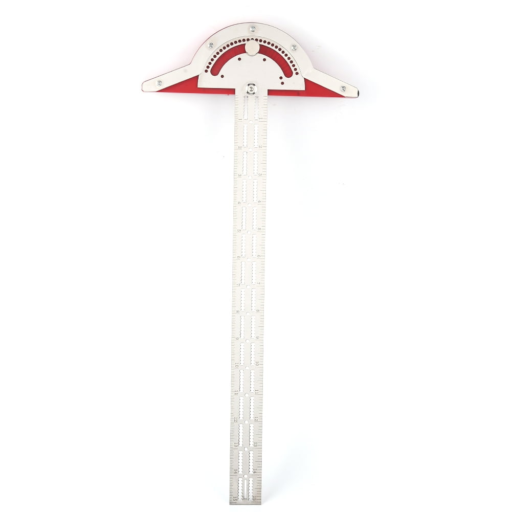 Btafrte Mark Edge Ruler Transportador Ángulos 70 Grados Medidor Trazado ...
