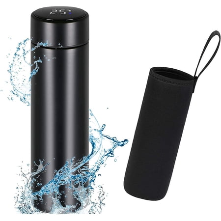 500ML Stainless Steel Vacuum Flask, Hot Water Mug with LED Display ...