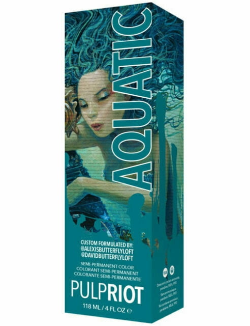 Pulp Riot Semi-Permanent Haircolor 4 oz.(Choose Your Shades) (Aquatic ...