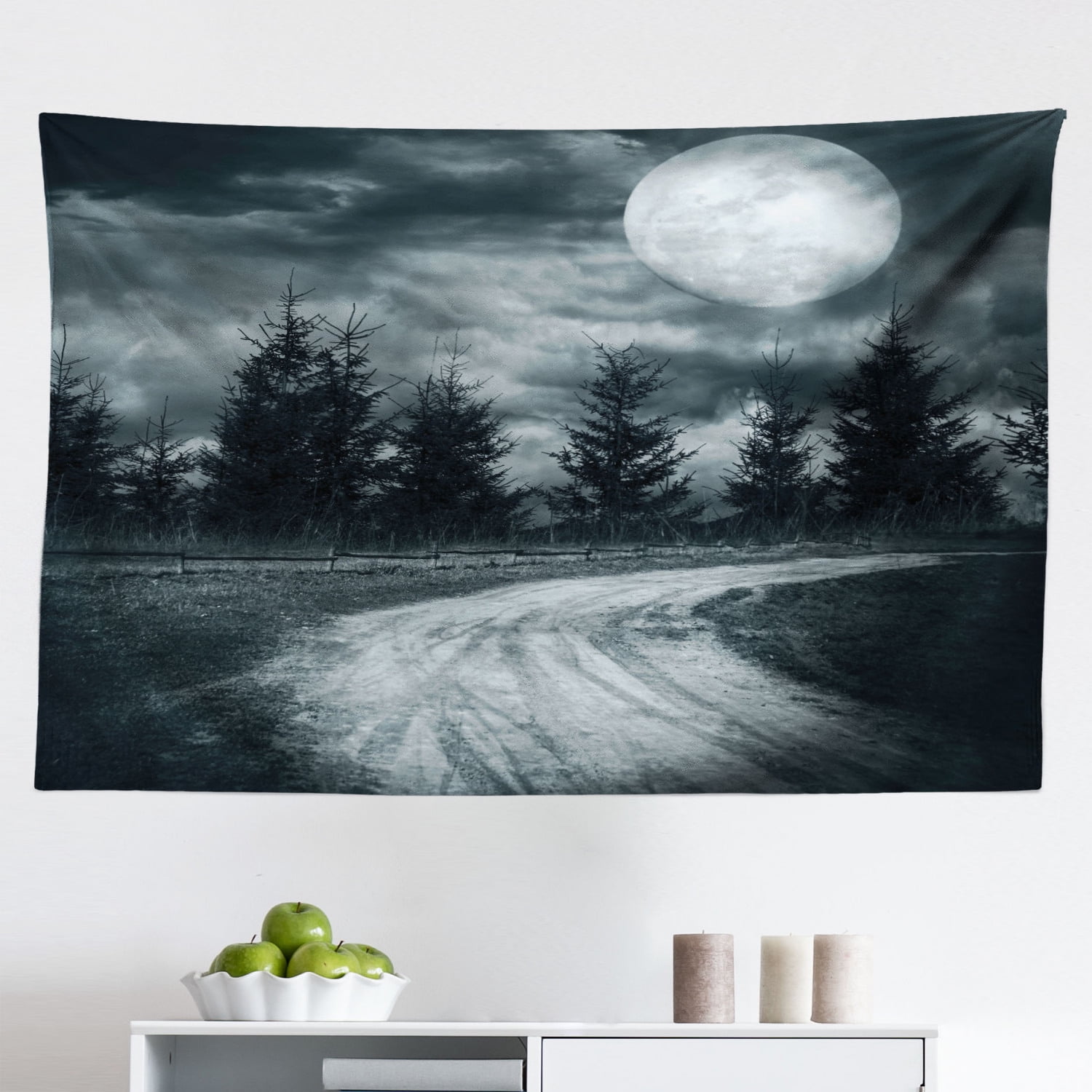 Horror House Tapestry, Demon Trap Logo Ceremony Creepy Scary Fantasy ...