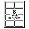 Avery EcoFriendly Adhesive Name Badge Labels, 3.38 x 2.33, White, 400 ...