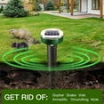 Rowsily Ultrasonic Solar Powered Animal Repellent, 8 Pack, Lawn and ...