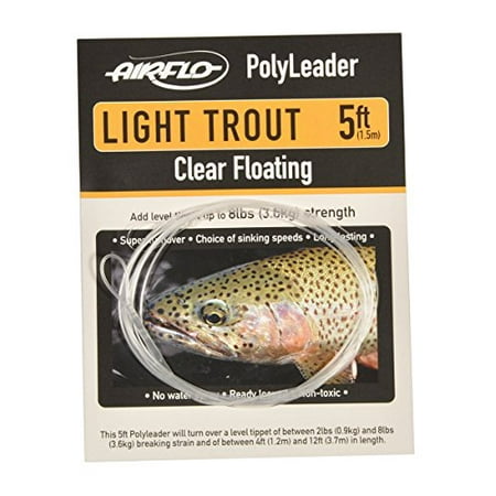 Airflo Light Trout Polyleader CLEAR 5FT X-FAST SINK | Walmart Canada