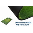 High-Durability Dual Turf Golf Hitting Mat – Indoor & Outdoor Chipping ...