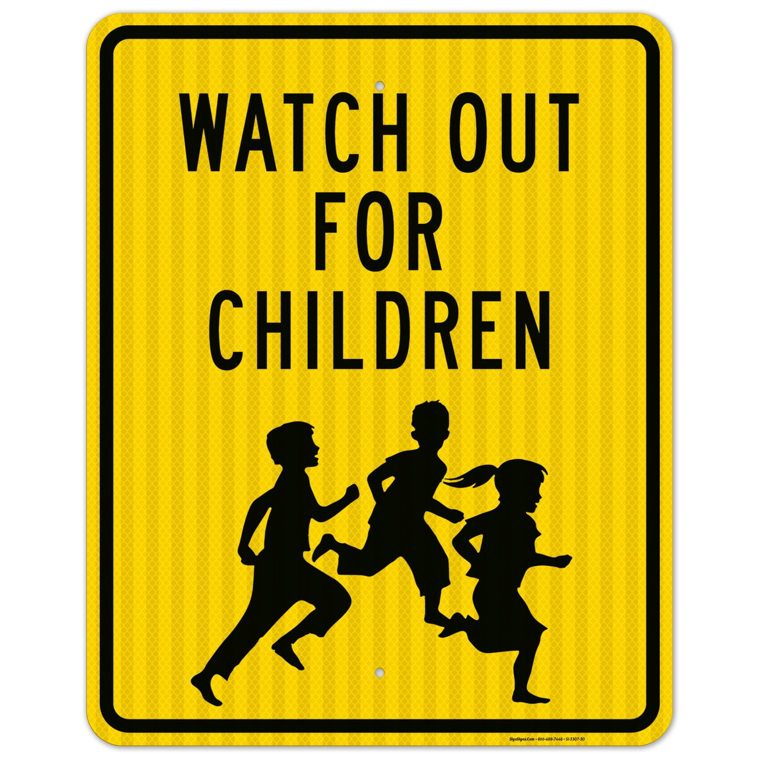 Watch Out For Children Sign, Traffic Sign, - Walmart.com