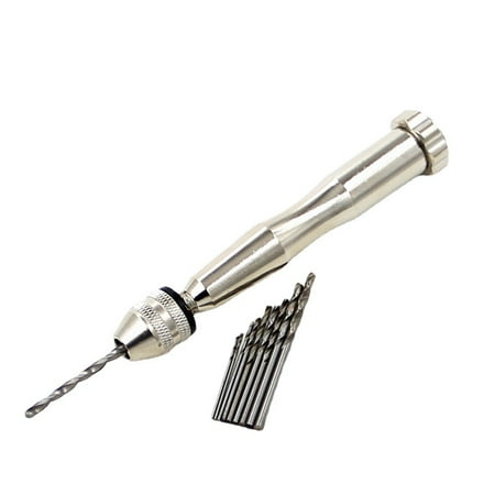 YERDGARY Pin Vise Precision Hand Drill with High Speed Steel Twist ...