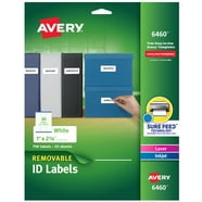 Avery Multipurpose Labels, Removable, Assorted Neon, 1 x 2.625 inches ...