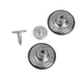 Walmart 50-Pack Black Jeans Buttons, 17mm Metal Rivet Snap Fasteners ...