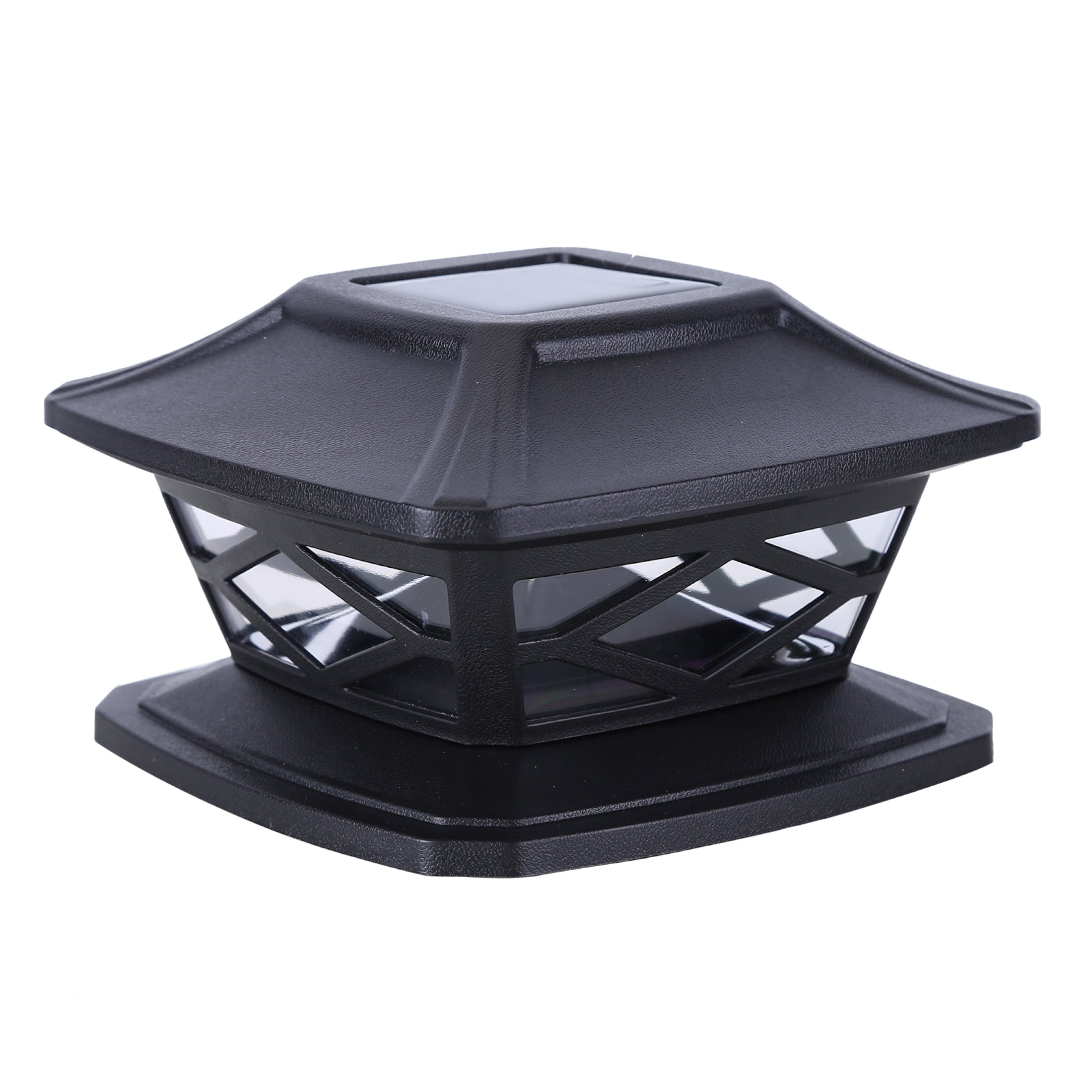 LICHENGTAI Solar Post Head Light Outdoor Garden Solar Fence Post Light ...