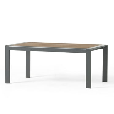 Safavieh Eartha Outdoor Concrete Square Coffee Table - Dark Grey ...