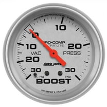 AutoMeter 6107 CobaltT Mechanical Boost/Vacuum Gauge - Walmart.com