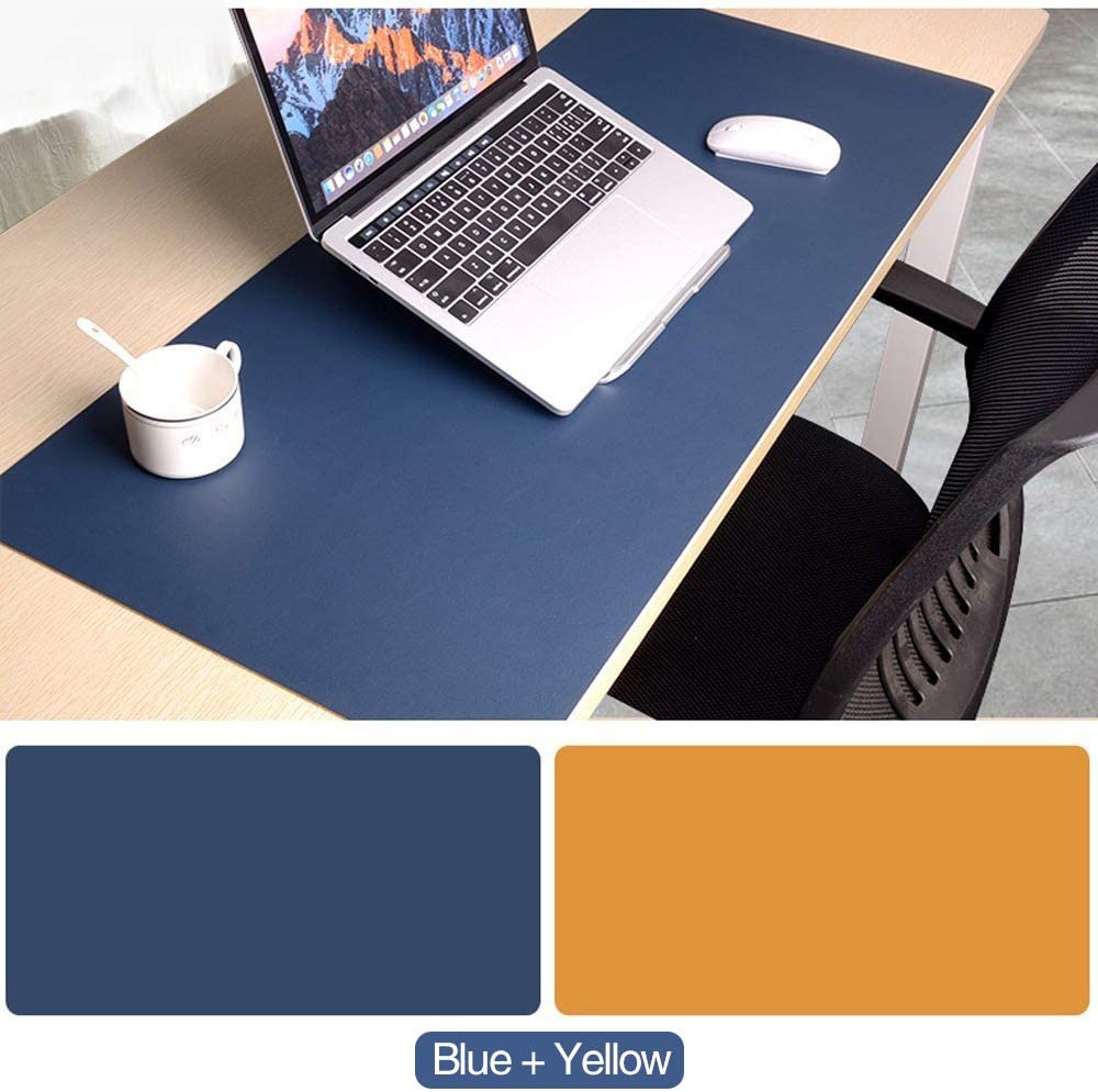 Dual Sided Desk Pad PU Leather Office Desk Mat 31 5X15 75 Inches Dual Sided Desk Pad PU Leather Office Desk Mat 31 5X15 75 Inches