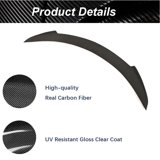 Model S Carbon Fiber Rear Trunk Spoiler For Tesla Model S 2012-2022 ...