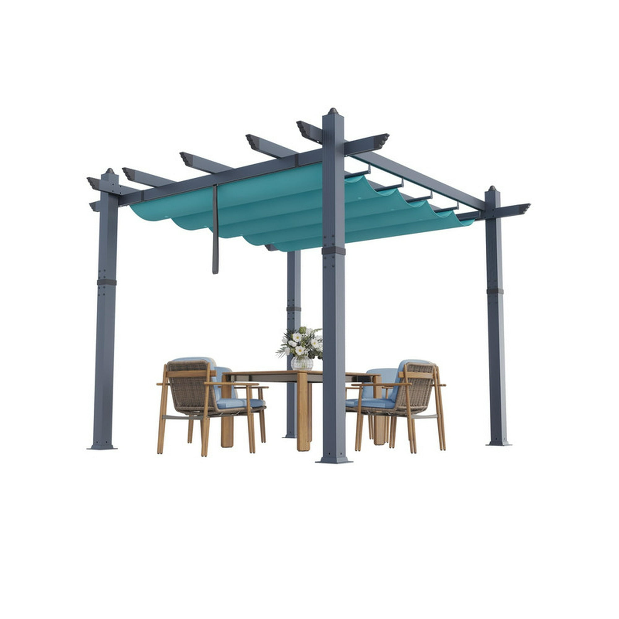 Click here for Tropow 10x10 Ft Aluminum Pergola With Adjustable C... prices