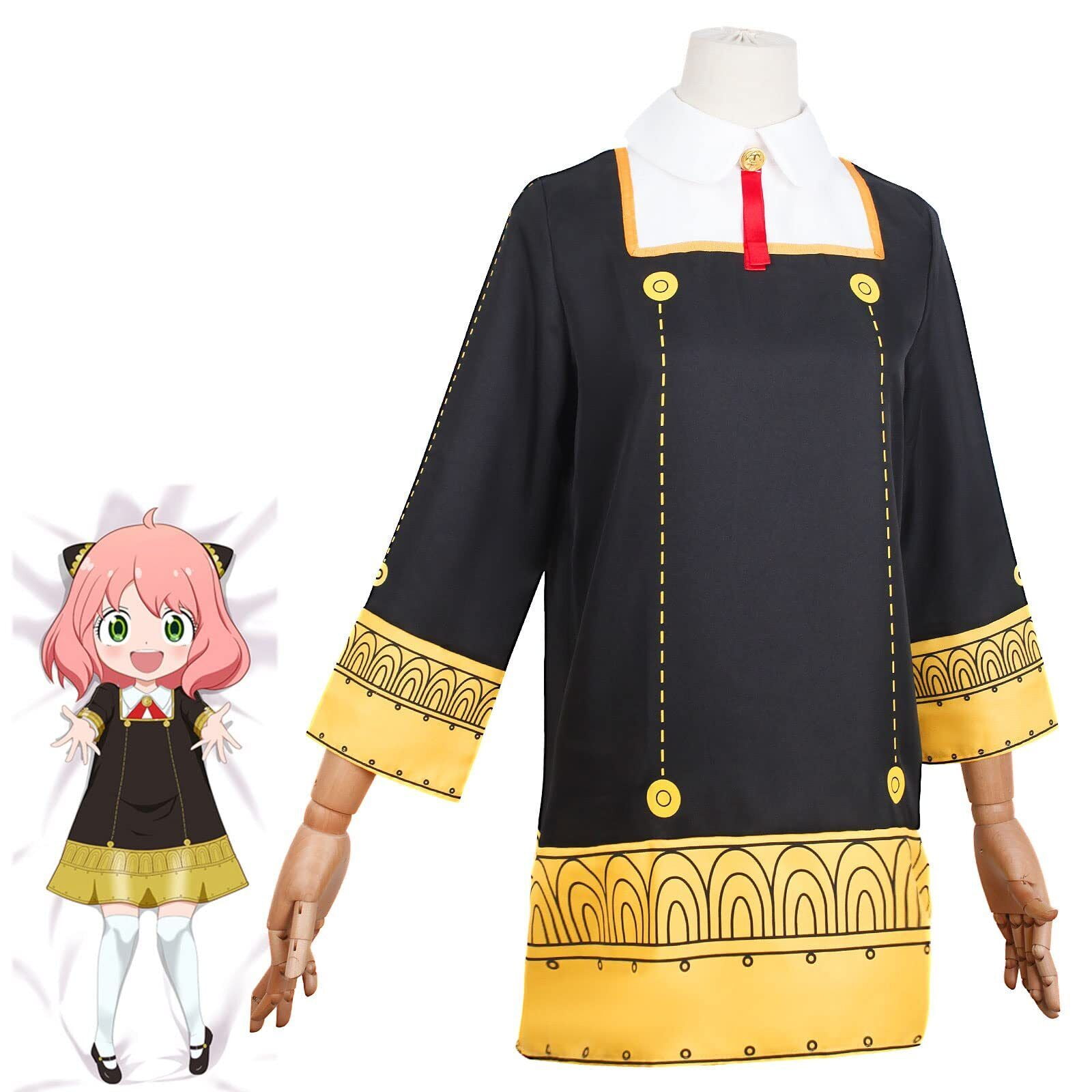 Anime Spy x Family Cosplay Anya Forger Costume Women Uniform Dress Suit ...