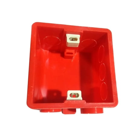 Internal Socket Case Home Office Wiring Socket Box 1; 2; PVC Flame ...